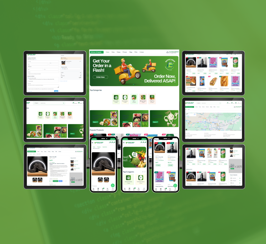 E-commerce Website with Admin Panel (Bongo-Shop)